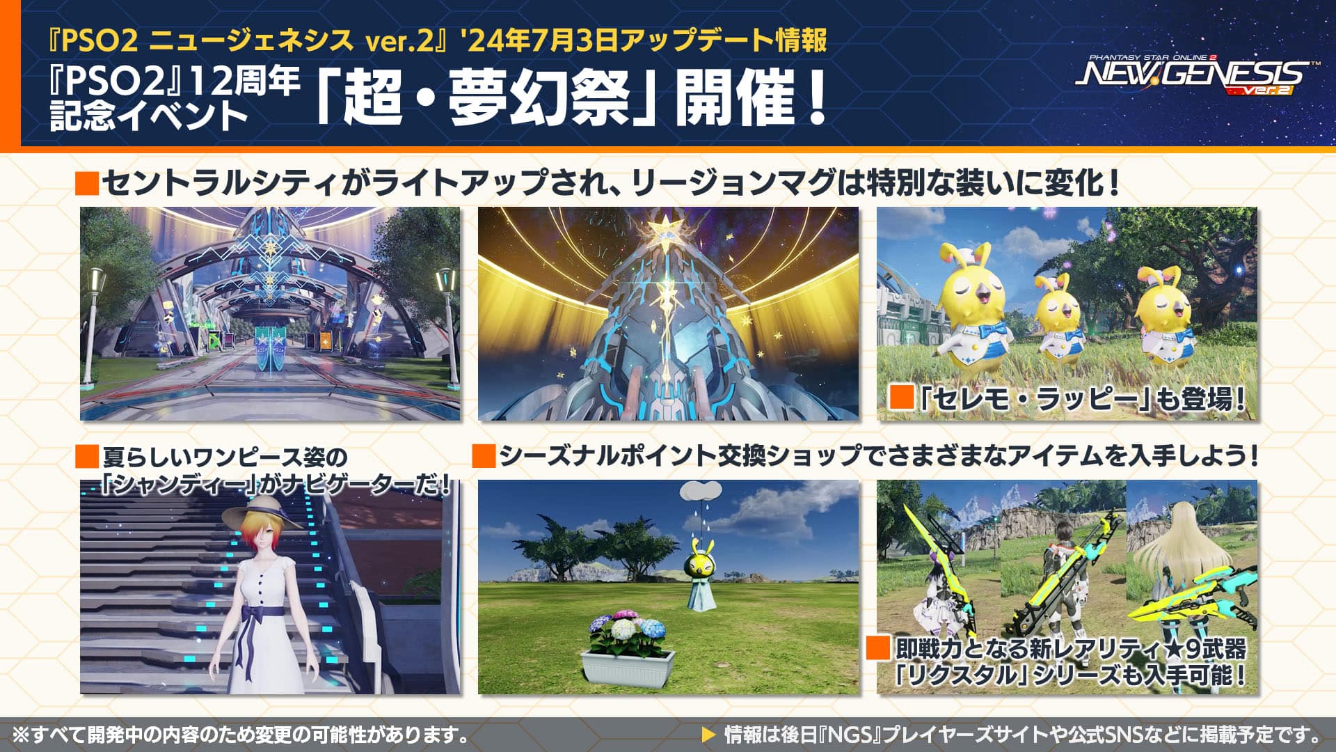 【PSO2NGS】第37回公式NGSヘッドライン情報まとめ【MARS、ラインストライク、2024年後半ロードマップ】 | ロボアークスの ...